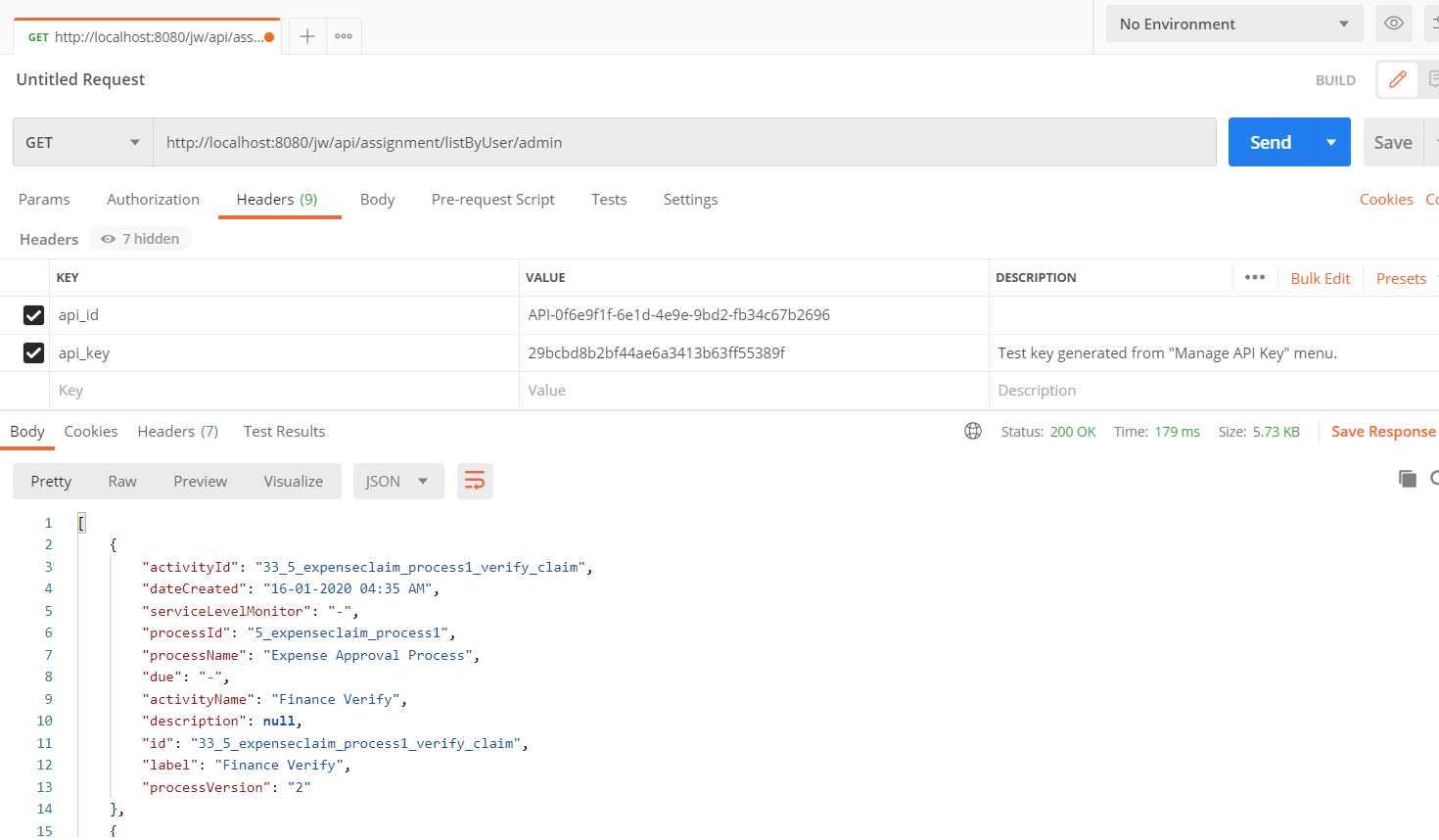 Tutorial App: API Builder > Assignment API Guide